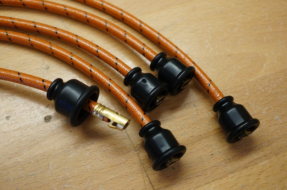Willys-Overland VJ-3 Jeepster Cloth Copper Core Spark Plug Wires Go ...