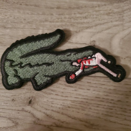 Alligator Frenzy Sarcastic Funny Tactical Morale Patch Hook and Loop | eBay
