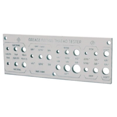 Grease Nipple Thread Gauge 21 Thread Types Ali Constuction Plate Toledo ...