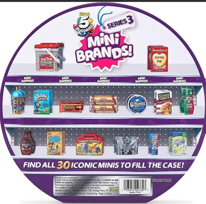 New ZURU Series 3 5 Surprise Toy Mini Brands! with Collectors case ...