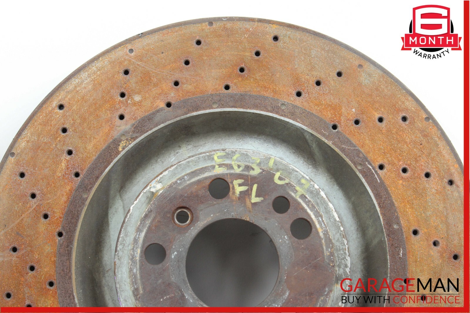 07-12 Mercedes W211 E63 CLS63 AMG Front Left & Right Side Brake Rotor ...