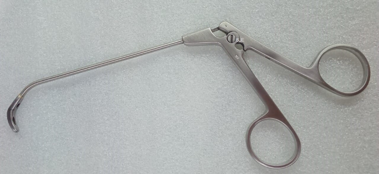 Antrum Grasping Forceps 90° To 120° Jaw Opening Fixed Curved Jaw ...