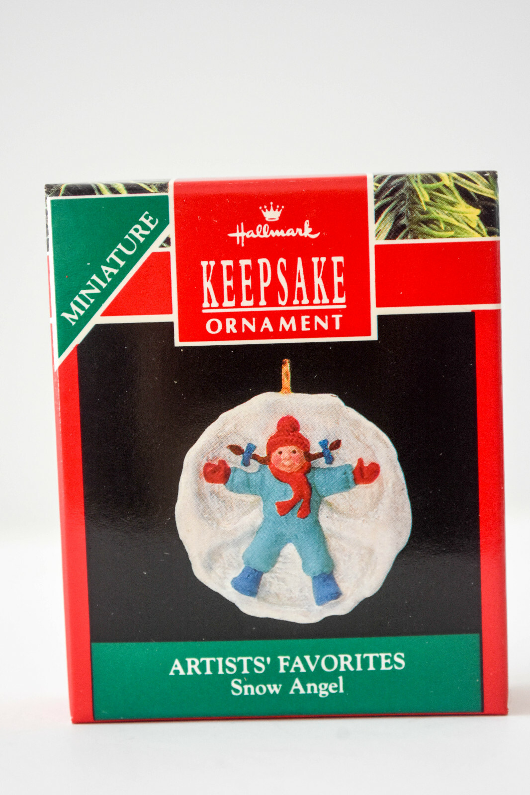 Hallmark Snow Angel Artists Favorites 1990 Miniature Keepsake Ornament ...