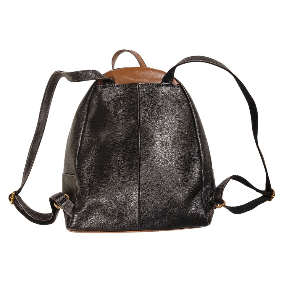 Fossil Felicity Mini Backpack Leather Black Adjustable Straps Satchel ...