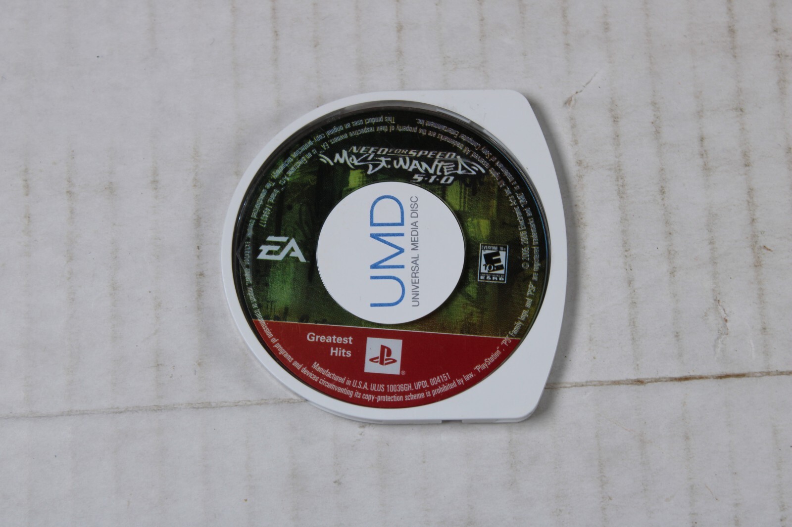 Need for Speed: Most Wanted -- 5-1-0 (Sony PSP, 2005) Authentic, disc ...