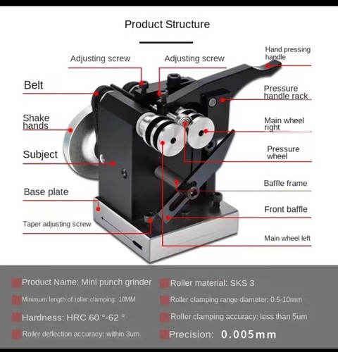 High Precision Punch Grinding Machine Mini Punch Grinder Grinding Tools ...