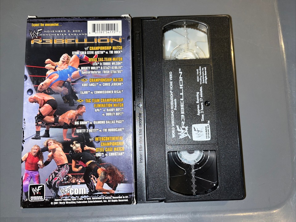 WWF - Rebellion (VHS, 2001) 651191541157 | eBay