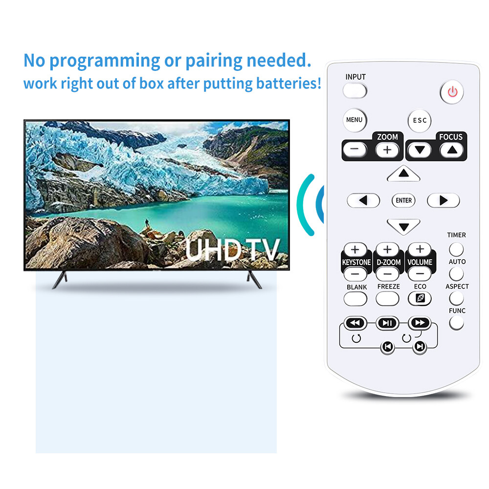 New YT-130 Remote Control For Casio Data Projector XJ-A247 XJ-A252 XJ ...