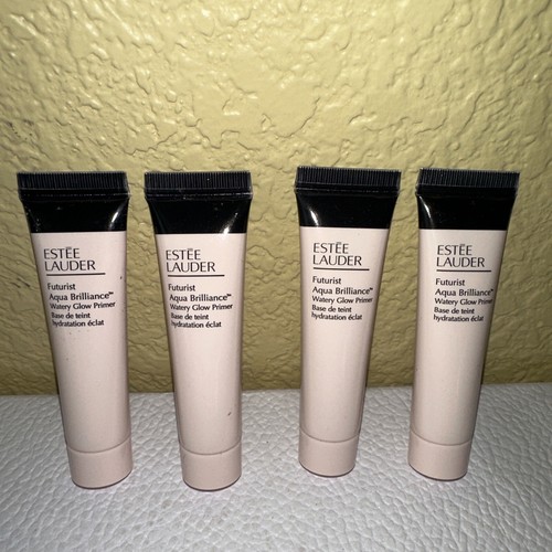 4 Estee Lauder Futurist Aqua Brilliance Watery Glow Primer .5 oz E = 2 ...