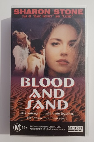 Blood And Sand (1989) VHS Video Cassette Tape VGC RARE Sharon Stone ...