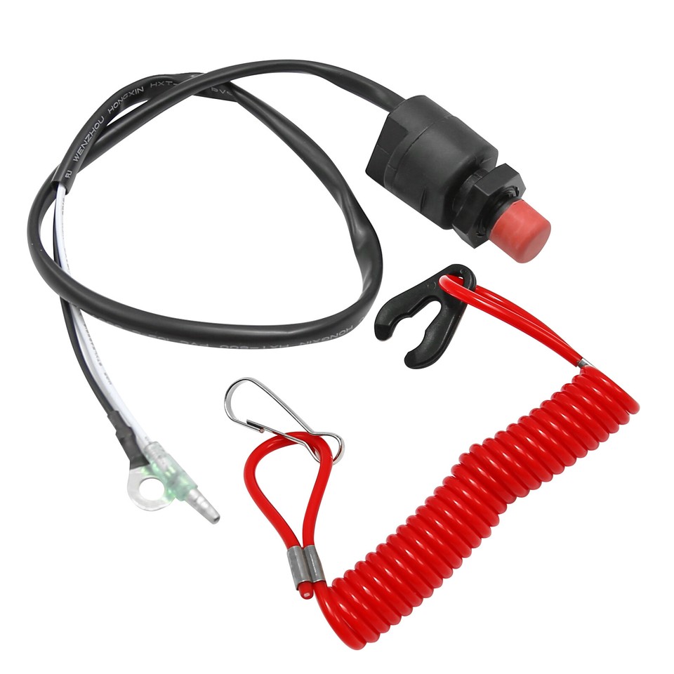 Outboard Engine Motor Kill Stop Switch Fit for Yamaha Safety Tether ...