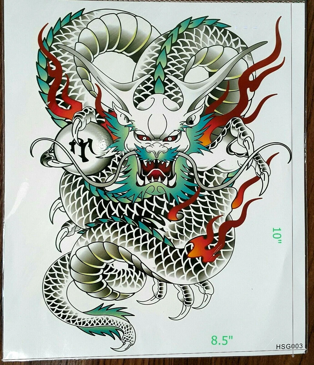 Dragon Chest Tattoo For Women