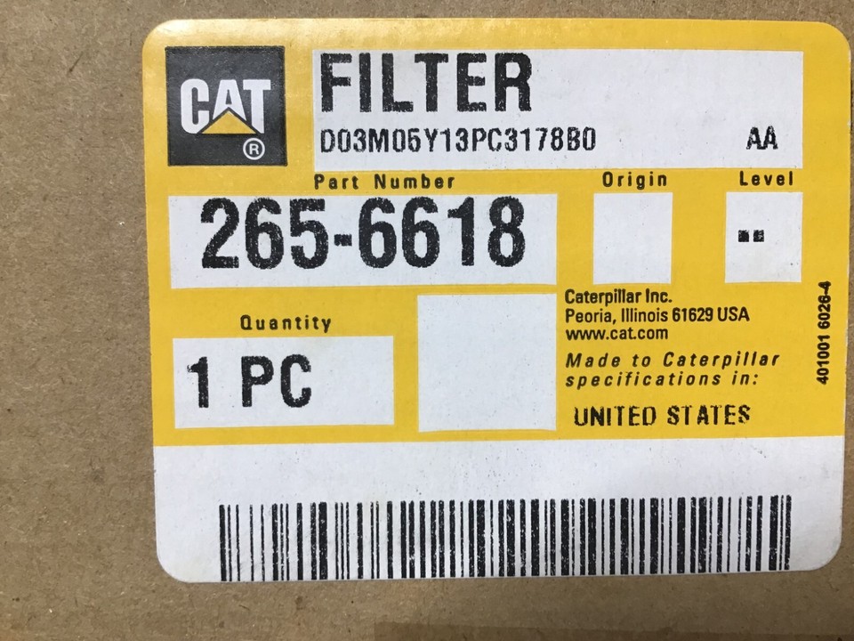 NOS CAT Air Filter 265-6618 same as Wix WP10034 | eBay