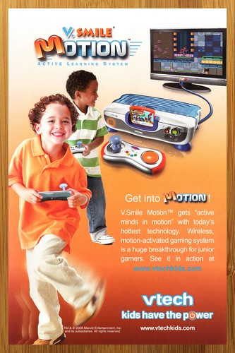 2008 Vtech V Smile Motion Print Ad/Poster Marvel Spider-Man Console ...