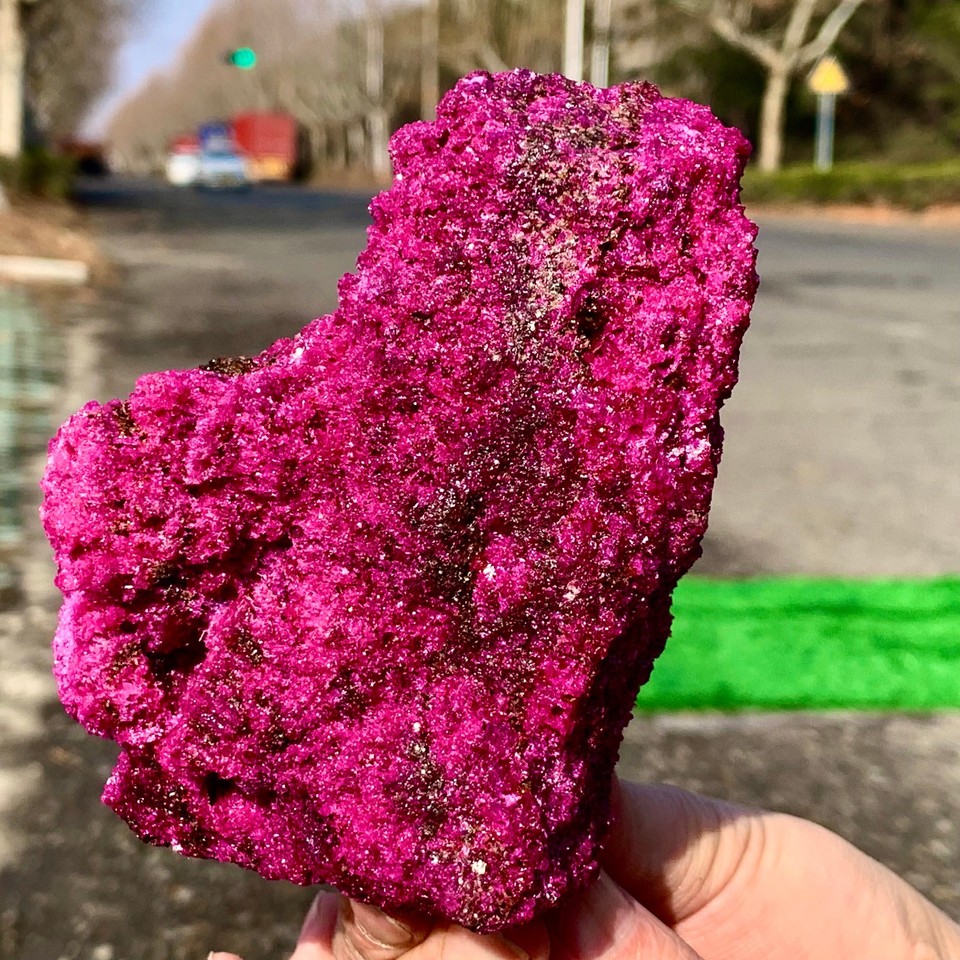 1.65LBNatural Rough Red Corundum and Mineral Spirits Ruby RawGemstone ...