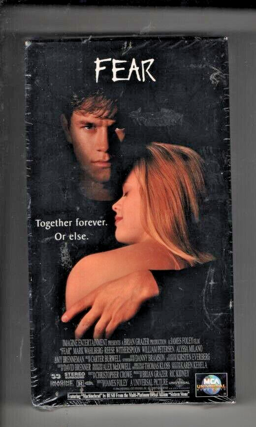 Fear (VHS, 1996) Mark Wahlberg, Reese Witherspoon NEW Sealed w ...