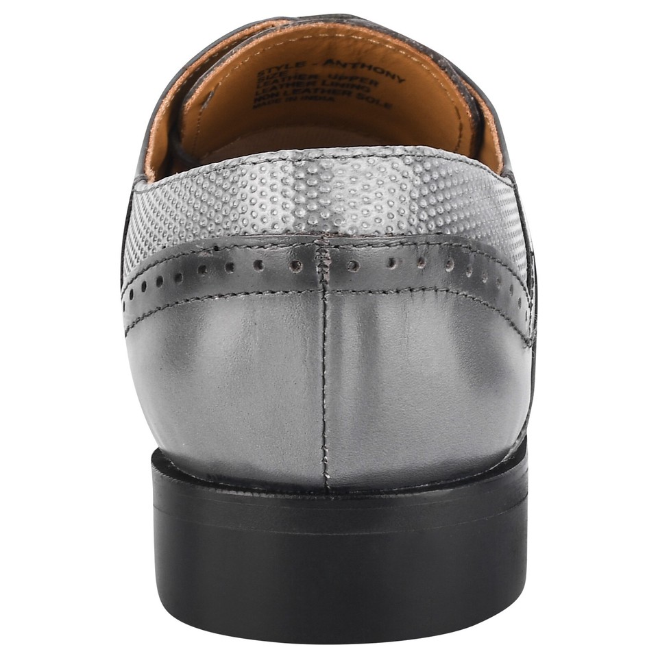 LIBERTYZENO Mens Genuine Leather Tread Design Lace up Oxford Style ...