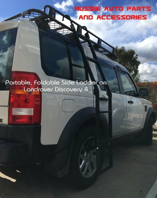 Portable Ladder Folding Ladder Roof Rack Ladder Heavy Duty Fits Most ...