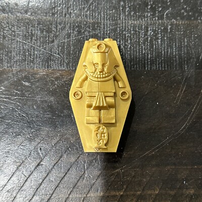 LEGO Mummy Sarcophagus Pharoahs Quest Coffin Tomb 30164 Pearl Gold 7327 ...