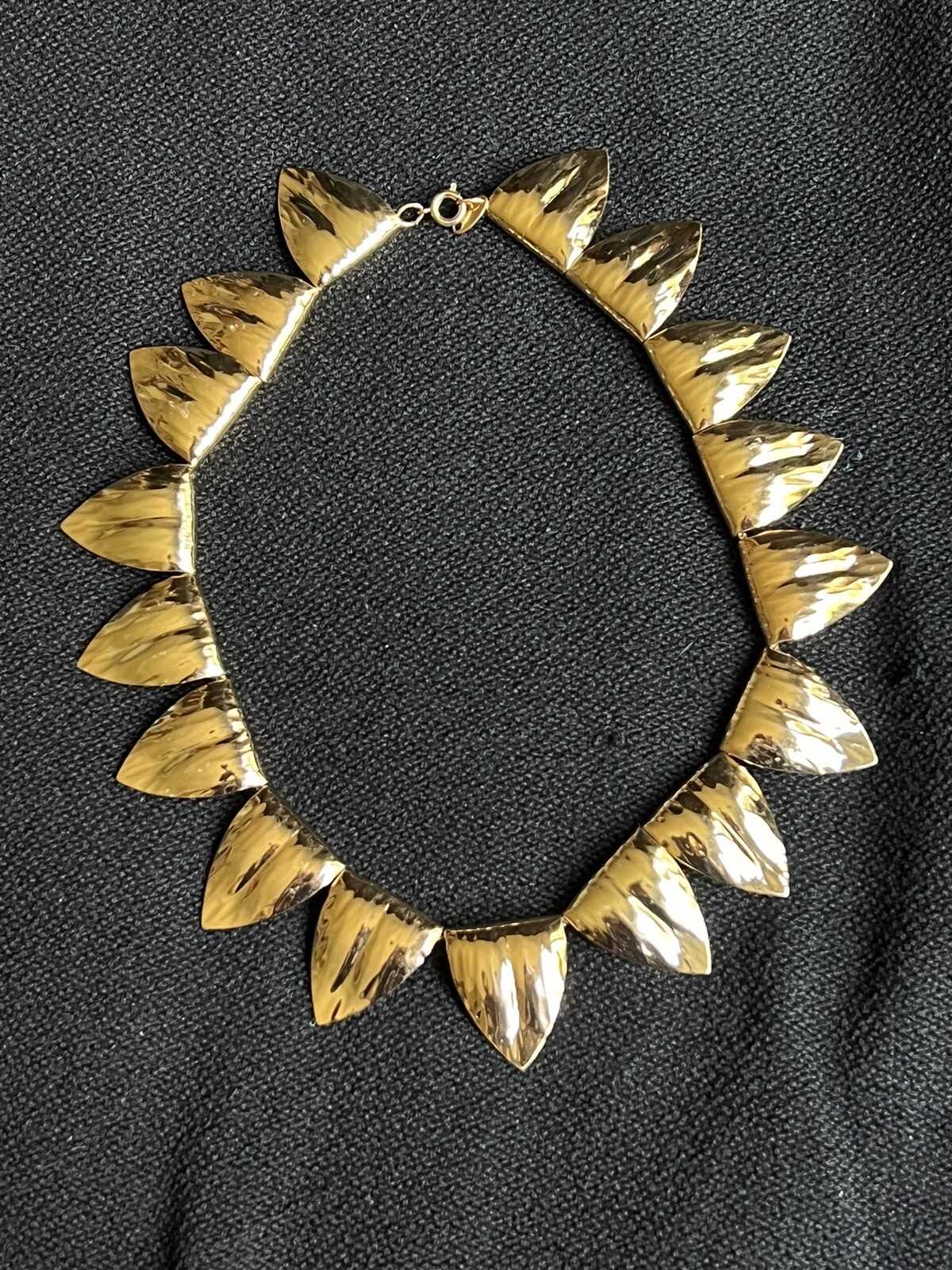 Napier Gold-Tone Scale Chain Necklace - Gem