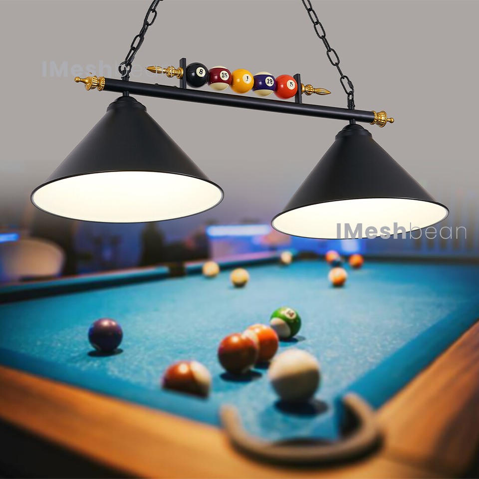 Hanging Pool Table Lights Billiard Pool Table Lighting Fixtures for 7 ...