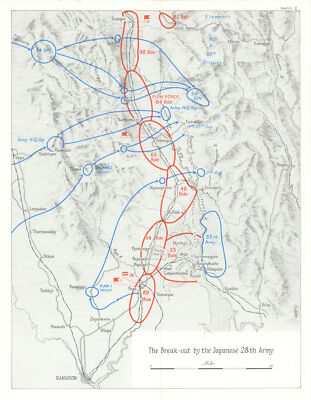 Japanese 28th Army breakout July-August 1945. Burma Campaign WW2 1969 ...