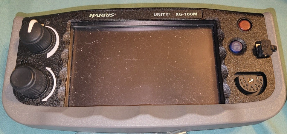 HARRIS CH-100 XG-100M COLOR TOUCHSCREEN CONTROL HEAD XG100M UNITY LAST ...