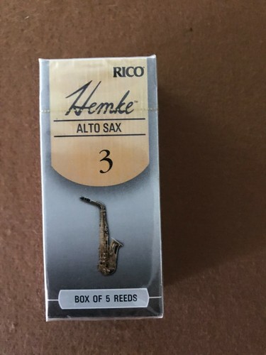 Rico RHKP5ASX300 Frederick Hemke Alto Sax Reeds #3 - 5 Pack | eBay