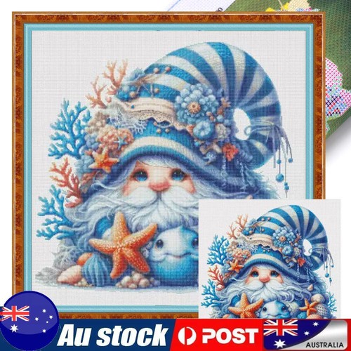 Dwarf Printed Cross Stitch Kit 60x60cm DIY 14CT Thread Art Needlework ...