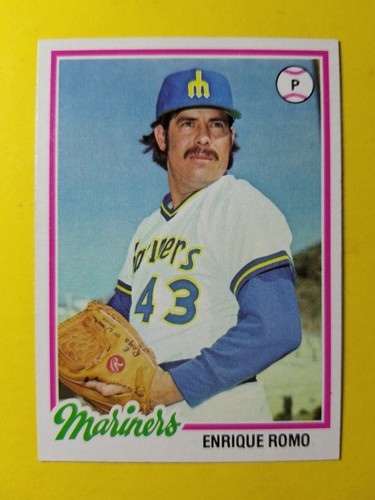 VINTAGE ENRIQUE ROMO #278 SEATTLE MARINERS - 1978 TOPPS MLB BASEBALL | eBay