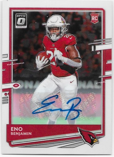 2020 Donruss Optic Eno Benjamin 20/99 Rated Rookie Auto #101 | eBay