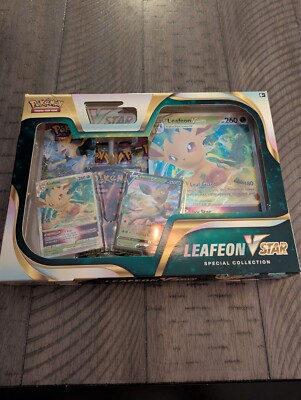 Pokemon TCG Leafeon VSTAR Collection Box Pokemon Card | eBay