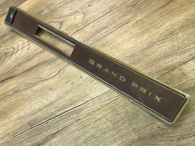 1969 70 71 72 Pontiac Grand Prix Used oem Dash Pad Emblem C-G | eBay