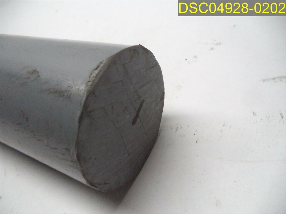 Gray PVC Solid Round Rod Plastic 2 13/32" Diameter x 48" length | eBay