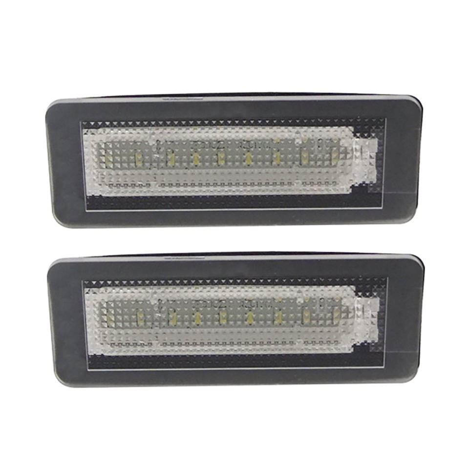 6500K Car LED License Number Plate Light Fit For Benz Smart Fortwo 2007 ...