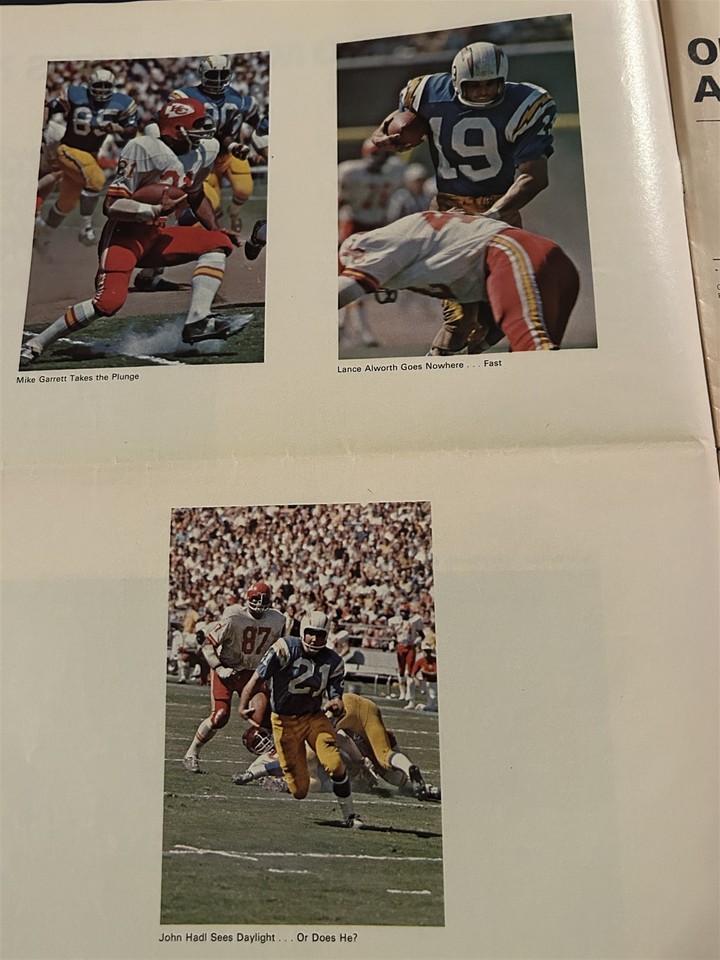 1969 Pro Football Guide KANSAS CITY Chiefs LEN DAWSON NFL AFL Harris ...