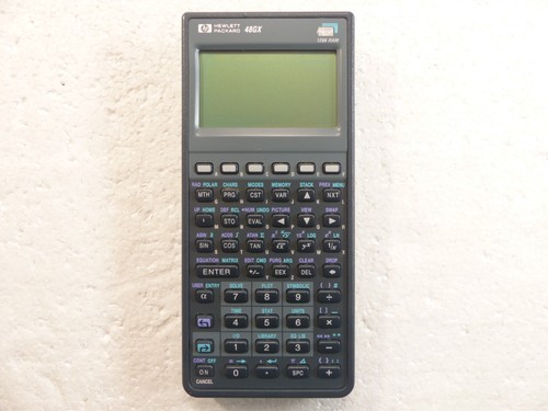 Vintage 1993 HP Hewlett Packard 48GX 128K RAM Graphing Calculator No ...