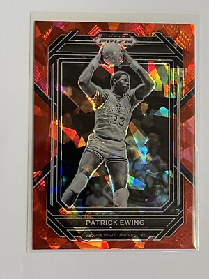 Patrick Ewing 2023-24 Panini Prizm Draft Picks Red Ice No.96 Georgetown ...