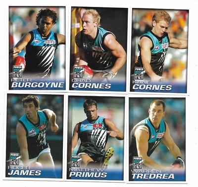 2005 Sunday Times PORT POWER Team Set | eBay Australia