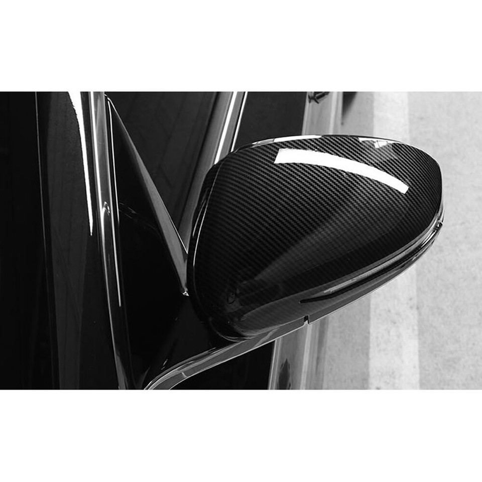 For Genesis G70 2019-2025 Carbon Fiber Side Door Rearview Mirror Cover ...