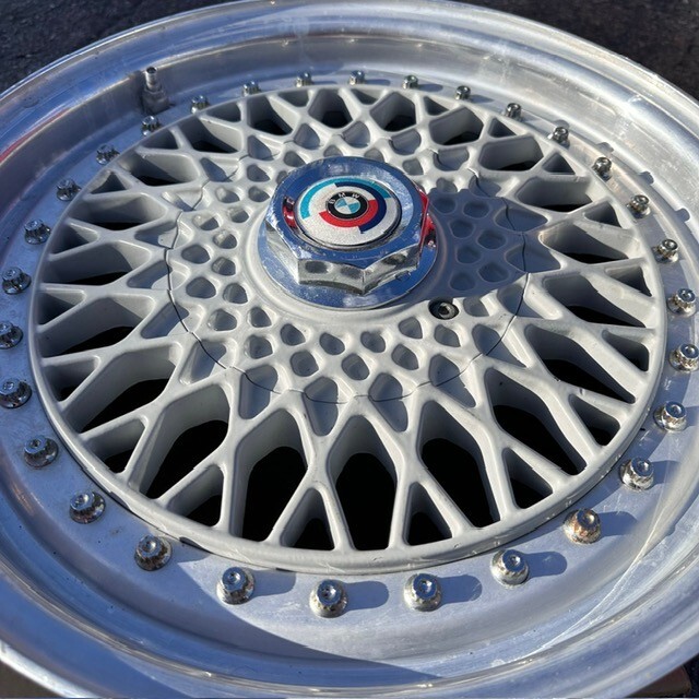 BMW E30 M3 OEM Rims 17" x 8" 5x120 | BBSRC090 | Genuine OEM | White | 2 ...