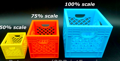 Small Milk Crate Storage PLASTIC MILK CRATE SMALL 400 X 325 X 310 MM