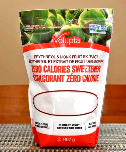 Volupta Erythritol & Monk Fruit Extract, Zero Calories Sweetener, 32 oz ...