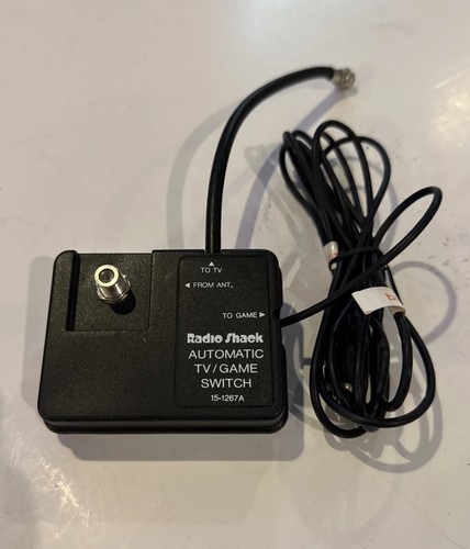 Radio Shack Automatic TV/Game Switch 15-1267A | eBay