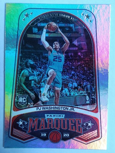 PJ WASHINGTON JR. 257 PANINI CHRONICLES MARQUEE FOIL RC ROOKIE 2019-20 ...