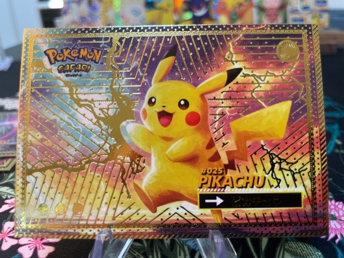 Pikachu #025 - Gold Holo Box Hit - Flash Edition Safari 2025 - Pokemon ...