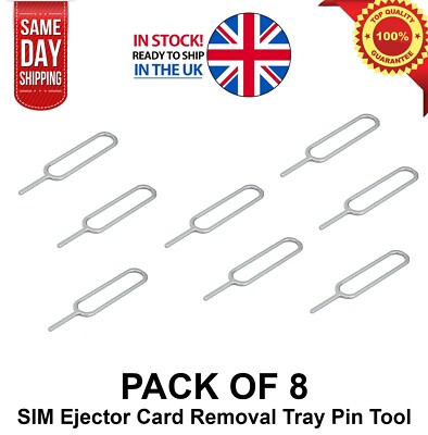SIM Ejector Tools for iPhone, Samsung & Android - Card Removal Pin Pack ...
