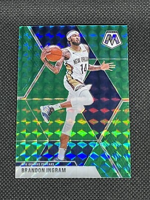 BRANDON INGRAM 2019-20 Panini-Mosaic GREEN PRIZM CARD #136 Pelicans | eBay