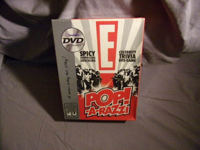 Pop-a Razzi Celebrity Trivia DVD Game E Entertaiment TV 2005 for sale ...