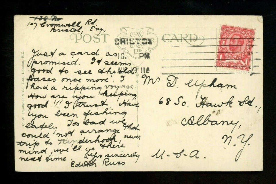 Royalty postcard King George Queen Mary Coronation 1911 Faulkner ...